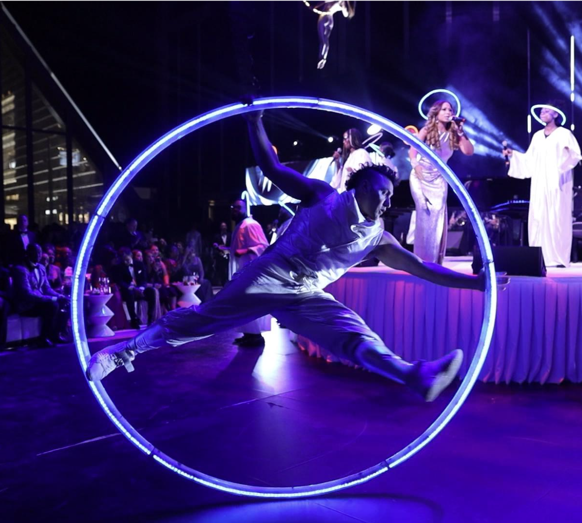 LED Cyr Wheel - On The Move